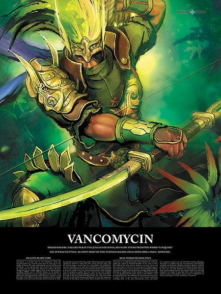 Vancomycin Poster – NerdcoreMedical